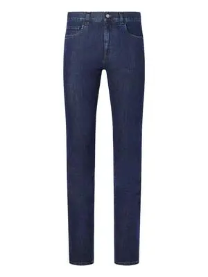 Canali Slim-fit Jeans - Blue