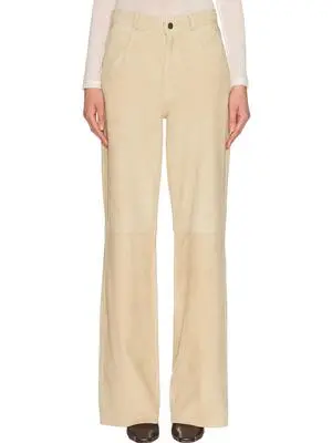 HAIKURE Korea Suede Pant - Beige