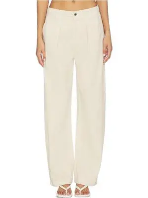 PISTOLA Eden Plated Barrel Trouser - Parchment