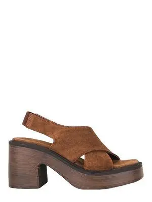 Free People Cora Platform Clog - Brown