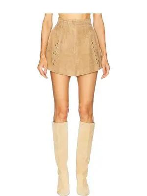 IRO PARIS Bow Shorts - Light Beige