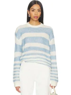 PISTOLA Striped Bubble Sweater - Blue & Gradient Stripe