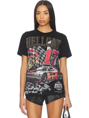 REASON REASON Dodge Hellcat Rhinestone Tee