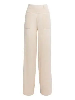 ALLUDE Wool-blend Cargo Trousers - Beige