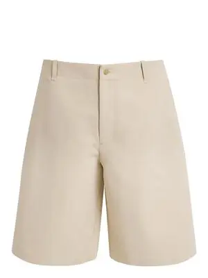 Jacquemus Cotton-blend Bermuda Shorts - Beige