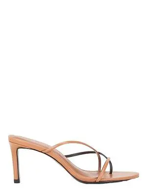 BLACK SUEDE STUDIO Carla 65 Mule - Tan