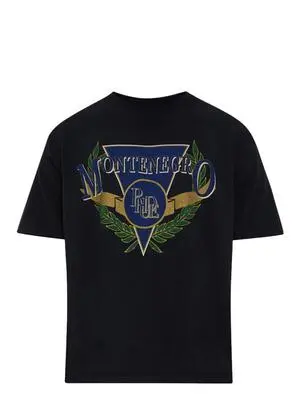 Rhude Montenegro Regatta Tee Vintage And Navy - Black