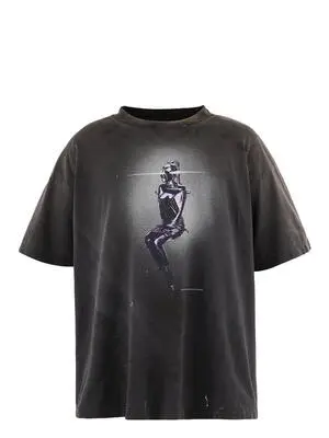 SAINT MXXXXXX X Sorayama Mask Tee - Black