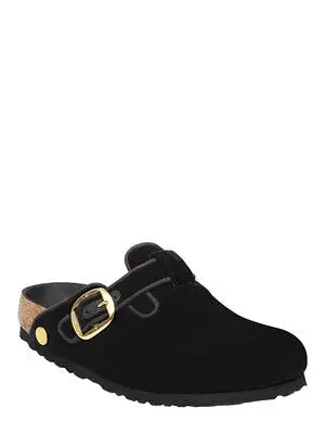 BIRKENSTOCK Boston Big Buckle Exquisite Clogs - Black