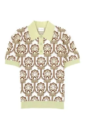 Drole De Monsieur Polo Shirt "maille Tapisserie - Multicolour