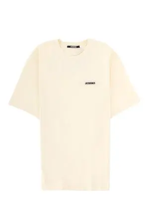 Jacquemus Grosgrain" T-shirt - Beige