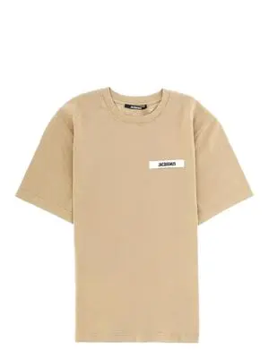 Jacquemus Grosgrain" T-shirt - Beige