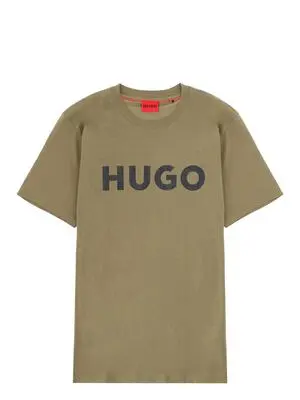Hugo T-shirt With Logo - Green