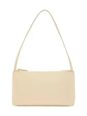 MANSUR GAVRIEL Gaia Smoothed Leather Shoulder Bag - Cream