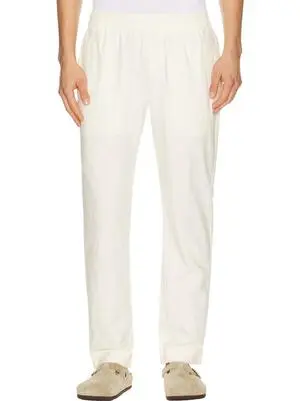 Onia Linen Cotton Stretch Cuff Pant - Egret