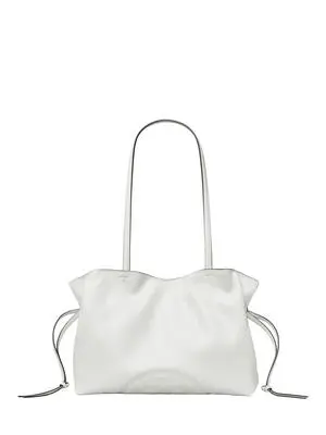 Tory Burch Small Ella Naturura™ Drawstring Tote - Bianco