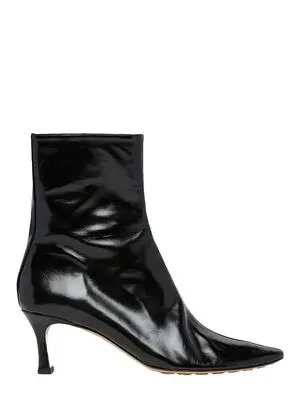 Bottega Veneta Sofia Leather Ankle Boots - Black