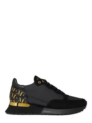 MALLET Popham Luxe Gloss Sneakers Black/gold