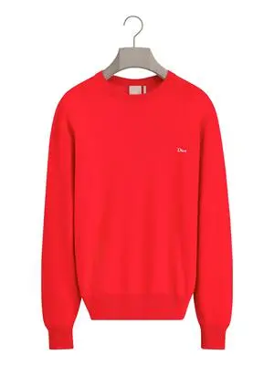 Dior Sweater With Embroidery - Red Cashmere Jersey