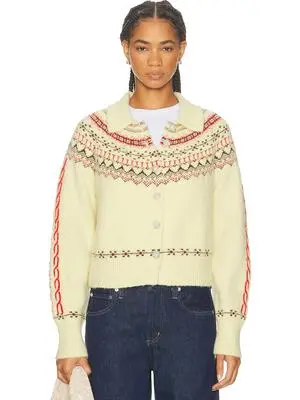 Guest In Residence Cloud Chalat Cardigan - Mist Combo