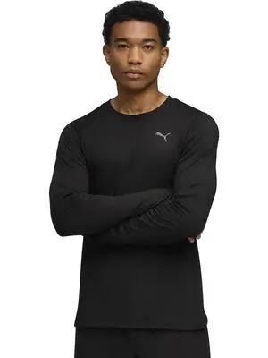 PUMA Cloudspun Ultra Soft Long Sleeve Training T-shirt - Black