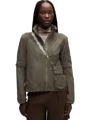 Lululemon Convertible Ripstop Hiking Jacket - Army Green
