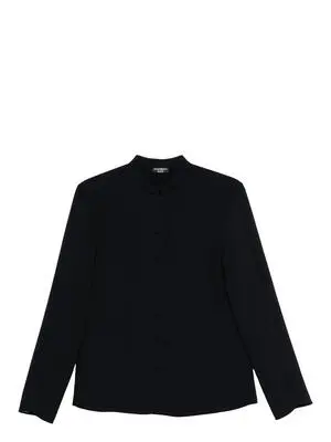 Emporio Armani Crepe Shirt - Blue
