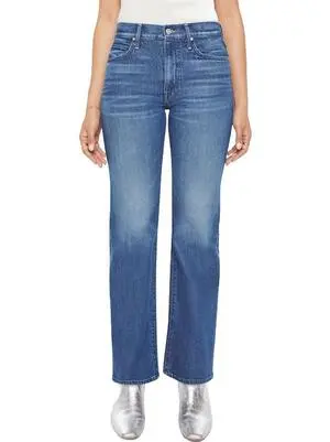 MOTHER Lil' Kick It High-Waist Straight-Leg Jeans Which Is Witch