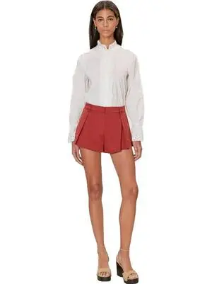 Rebecca Taylor Remi Garment Dyed Short - Burnt Sienna