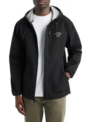 DARK SEAS Port Water Repellent Windbreaker - Black