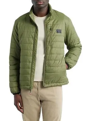 DARK SEAS Robinson Quilted Polar Fleece Jacket - Olive