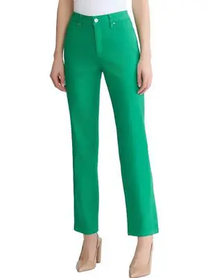 Jones New York Lexington Straight-leg Pants - Kelly