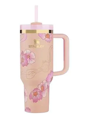 STANLEY 1913 X Barbie Legends Flowstate Quencher 40oz Tumbler - Pink