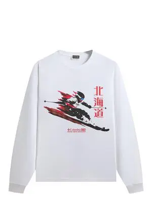 Kith For Columbia Skier Vintage Long-sleeve Tee - White