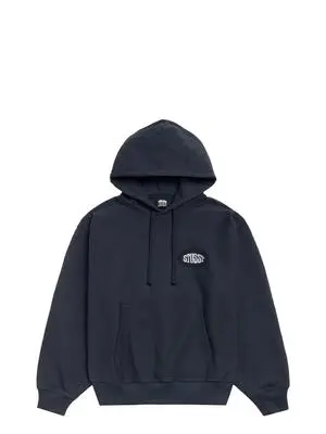 StÜssy Tile Oval Hoodie - Blue