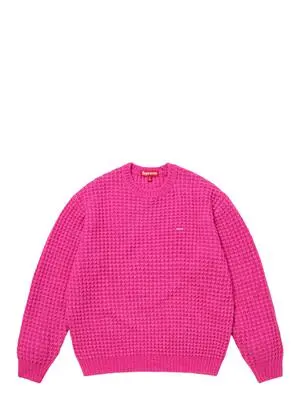 Supreme Small Box Waffle Knit Sweater - Pink