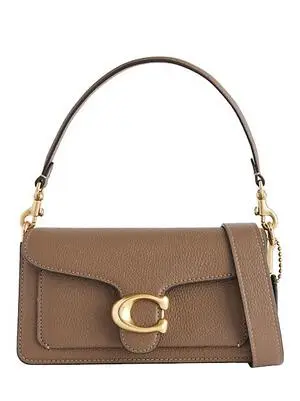 COACH® Tabby 20 Leather Shoulder Bag - Dark Stone