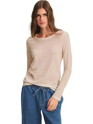 Velvet By Graham & Spencer Lizzie Tee - Neutral