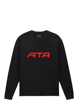 RtA Lawrence Formula Car Long Sleeve Tee Shirt - Black