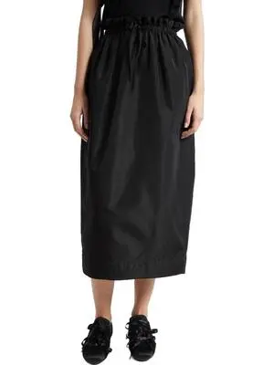 Simone Rocha Gathered Waist Tulip Skirt - Black