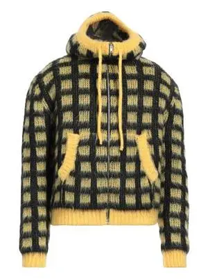 Marni Cardigan In Acetate, Polyamide, Mohair Wool, And Polyester - Yellow