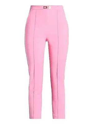 Elisabetta Franchi Straight-leg Cropped Pants - Pink