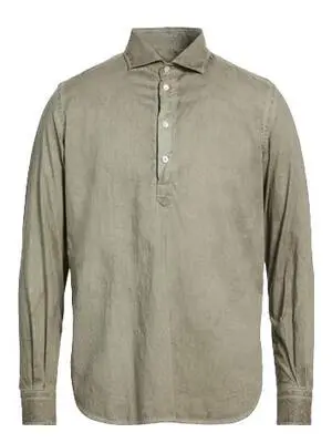 Boglioli Shirt Military Size Cotton - Green