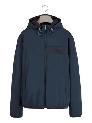 Dior Hooded Jacket - Blue Technical Fabric