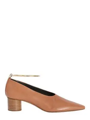 JIL SANDER Ring Court Pumps - Pecan