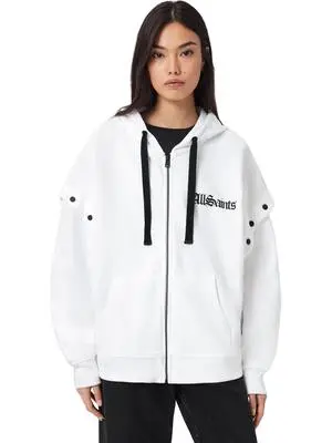 ALLSAINTS Gig Amphia Oversized Hoodie - White