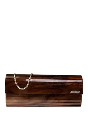 JIMMY CHOO Sweetie’ Clutch - Brown