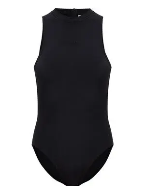 Vetements Bodysuit With Embroidered Logo - Black