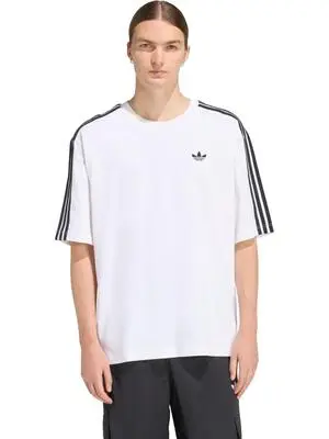Adidas Adicolor 3-stripes Oversized Tee - White