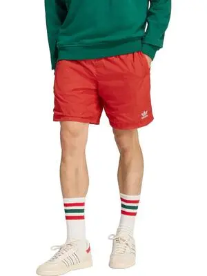 Adidas Trefoil Essentials Woven Shorts - Better Scarlet